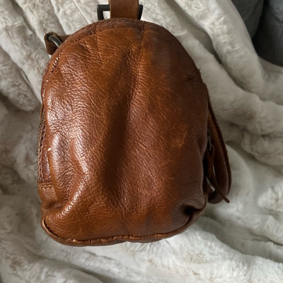 Frye | Bags | Frye Brooke Speedy Satchel Brown Leather Bag | Poshmark